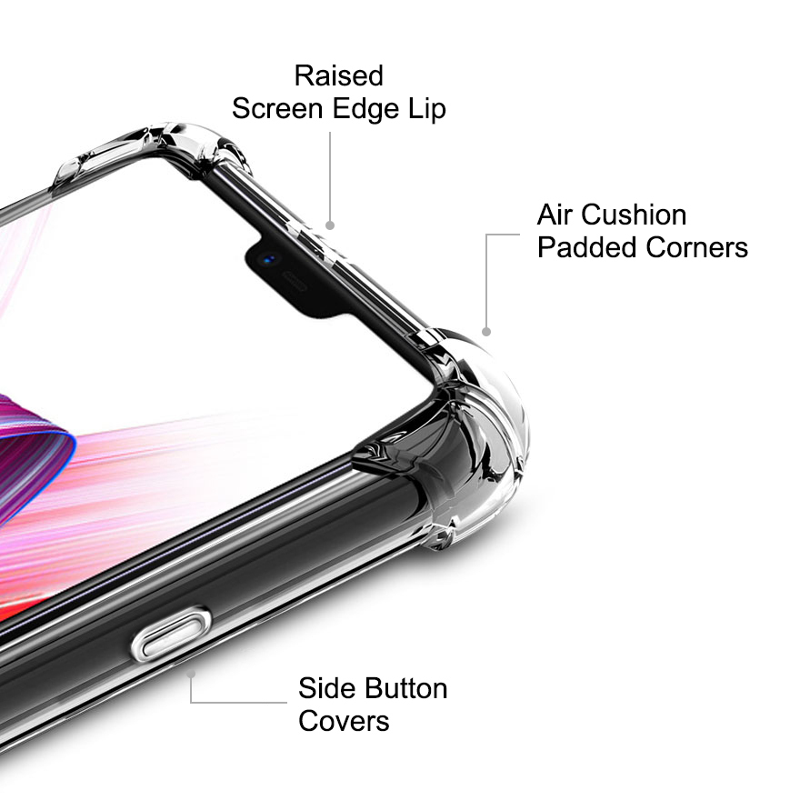 Flexi Shock Air Cushion Case - Oppo R15 Pro (Clear)